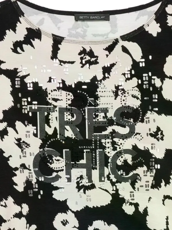 BETTY BARCLAY Abstract Pattern T-shirt