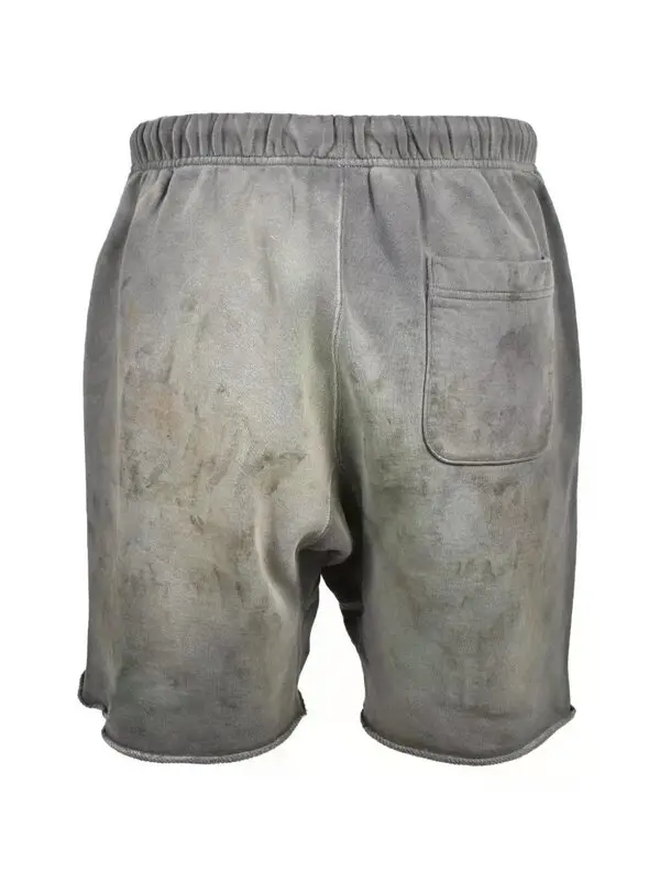 SAINT MXXXXXX Logo Print Track Shorts