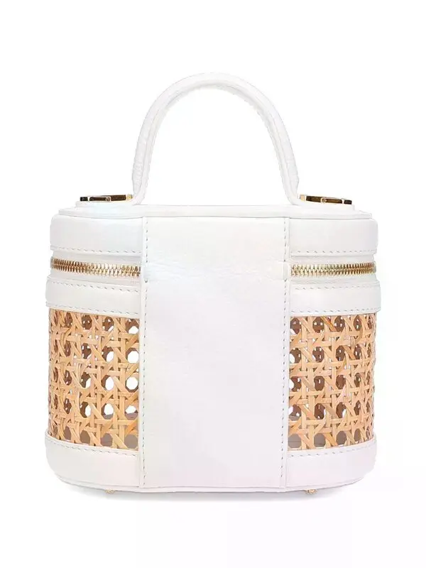 Tyler Ellis Small Victoria Wicker-panel Tote Bag
