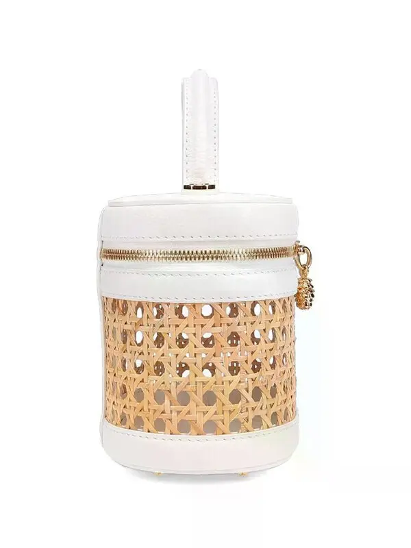 Tyler Ellis Small Victoria Wicker-panel Tote Bag