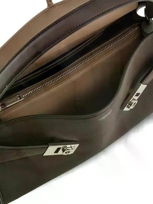 FERRAGAMO Soft Hug Shoulder Bag - Brown
