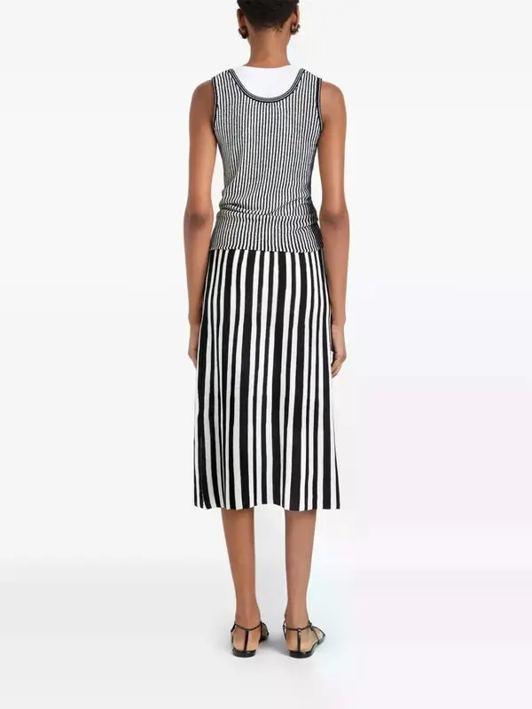 Proenza Schouler White Label Isley Ribbed-knit Midi Skirt