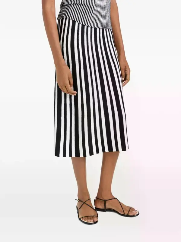 Proenza Schouler White Label Isley Ribbed-knit Midi Skirt