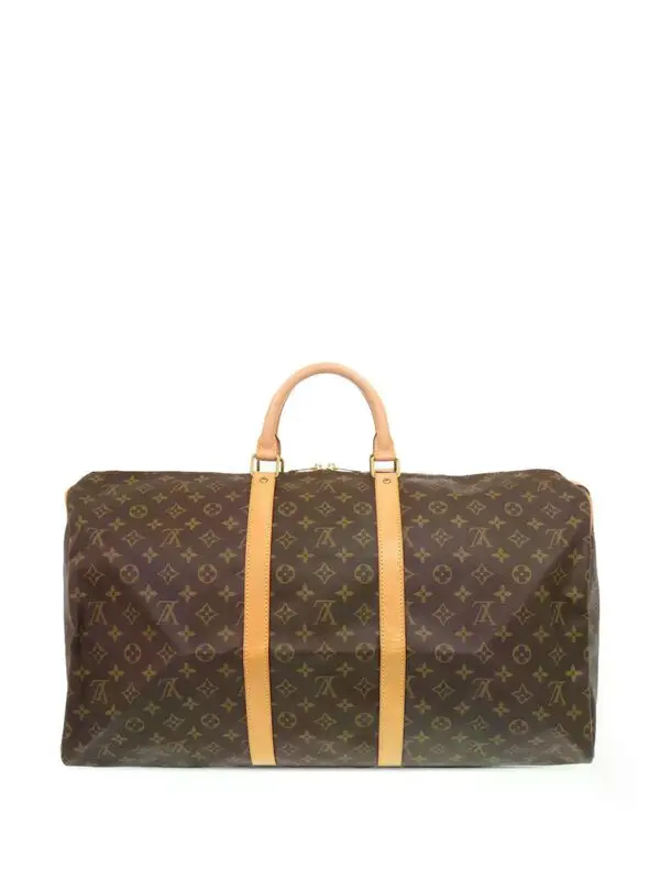 LOUIS VUITTON Monogram Keepall 55 Travel Bag