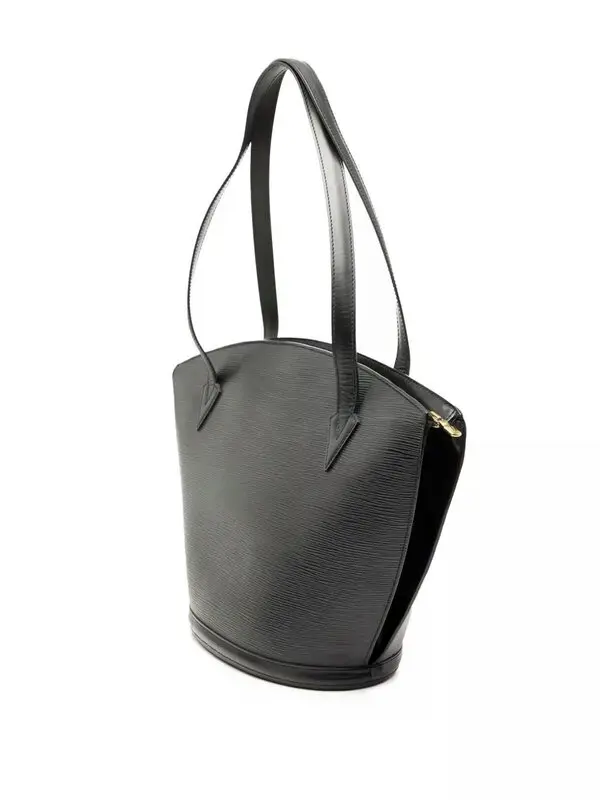 LOUIS VUITTON Epi Saint Jacques Gm Long Strap Tote Bag - Black