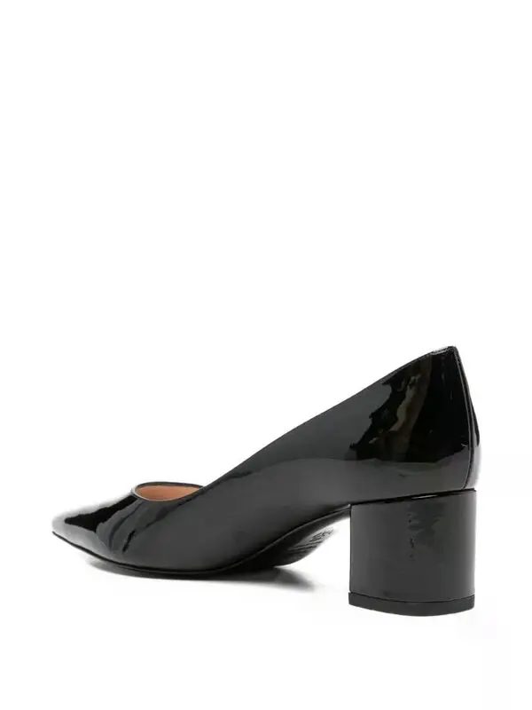 STUART WEITZMAN Power Block-heel Pumps With Patent Finish