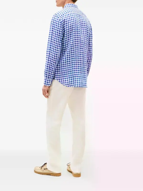 Tommy Hilfiger Gingham-check Linen Shirt