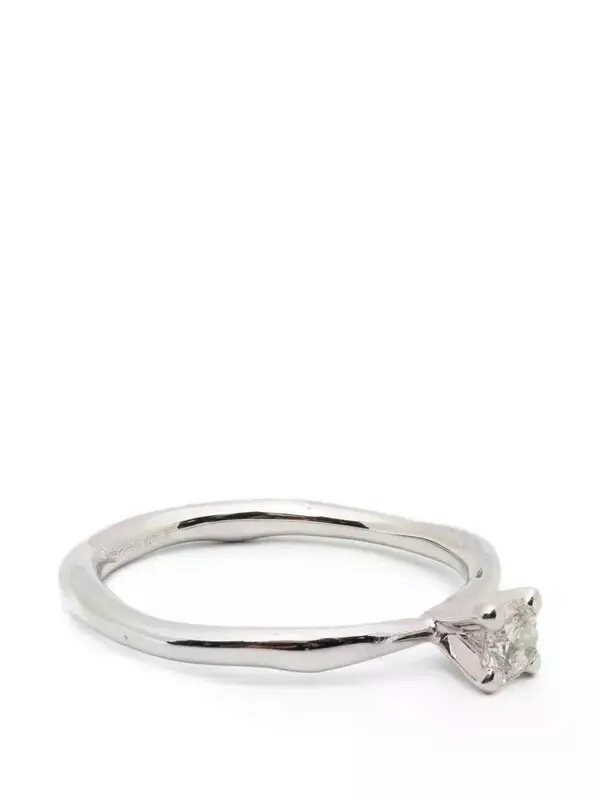 WOUTERS & HENDRIX 18k White Gold Diamond Ring - Silver
