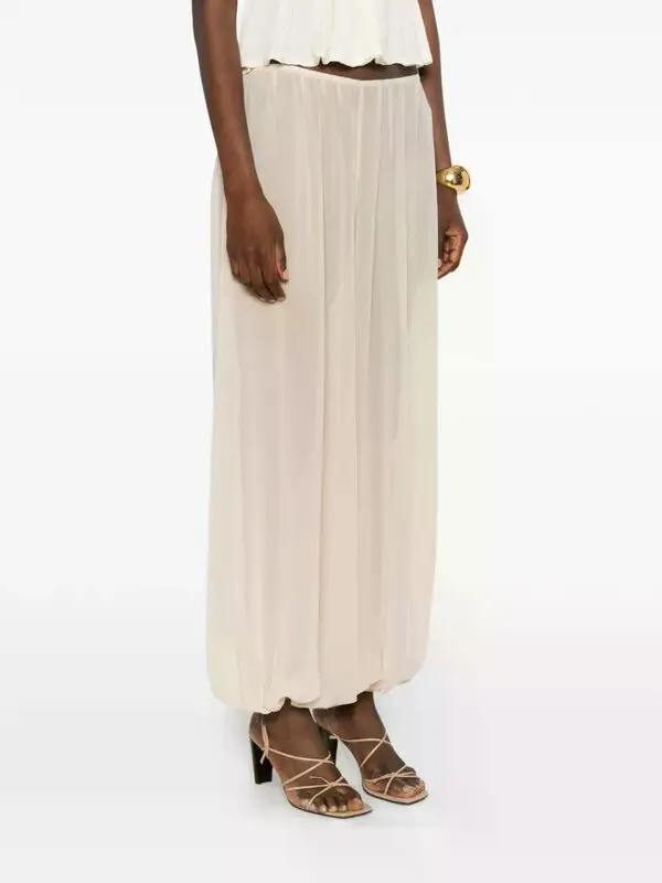 THE FRANKIE SHOP Sheer Balloon Pants - Neutrals