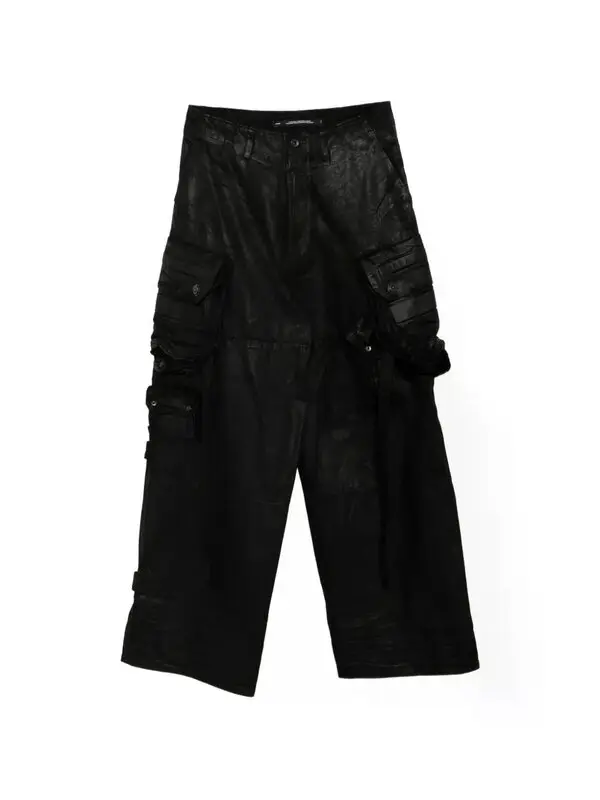 JULIUS Coated-finish Cargo Pants