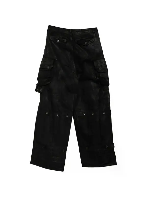 JULIUS Coated-finish Cargo Pants