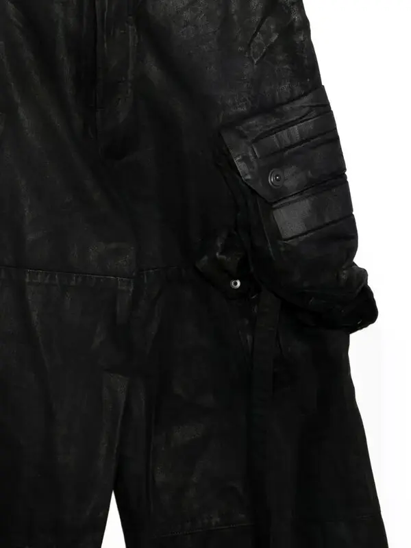 JULIUS Coated-finish Cargo Pants