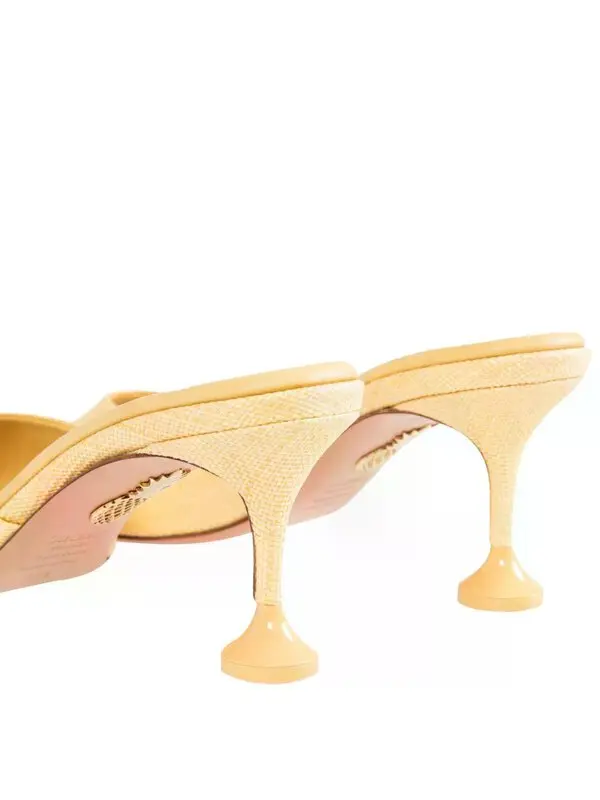 AQUAZZURA Bisous Woven Heeled Sandals