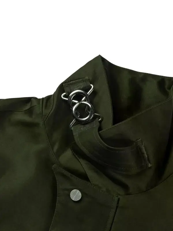 FFFPOSTALSERVICE Ff Bunker Waxed Reflective-panel Jacket