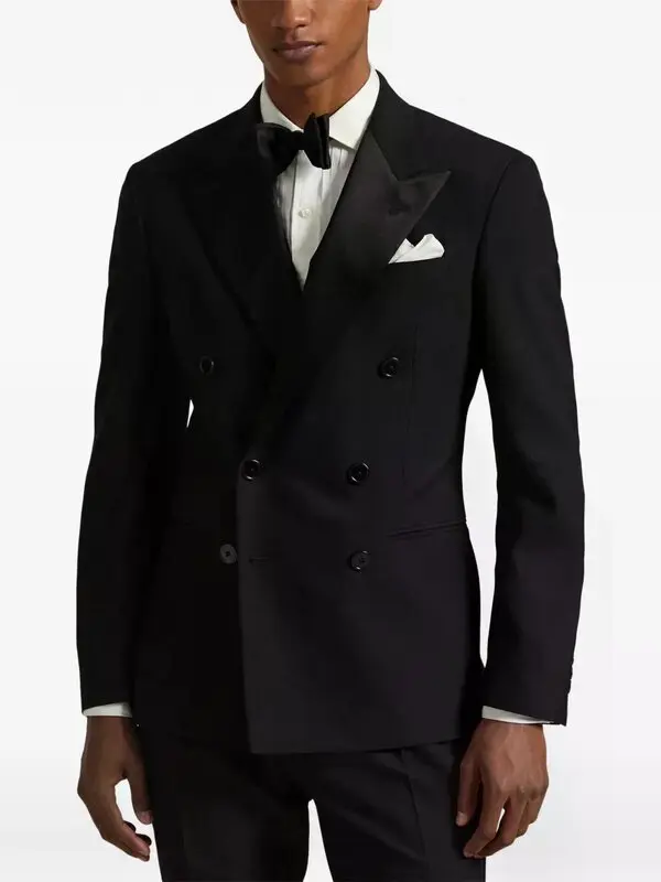 Polo Ralph Lauren Satin-lapel Double-breasted Jacket