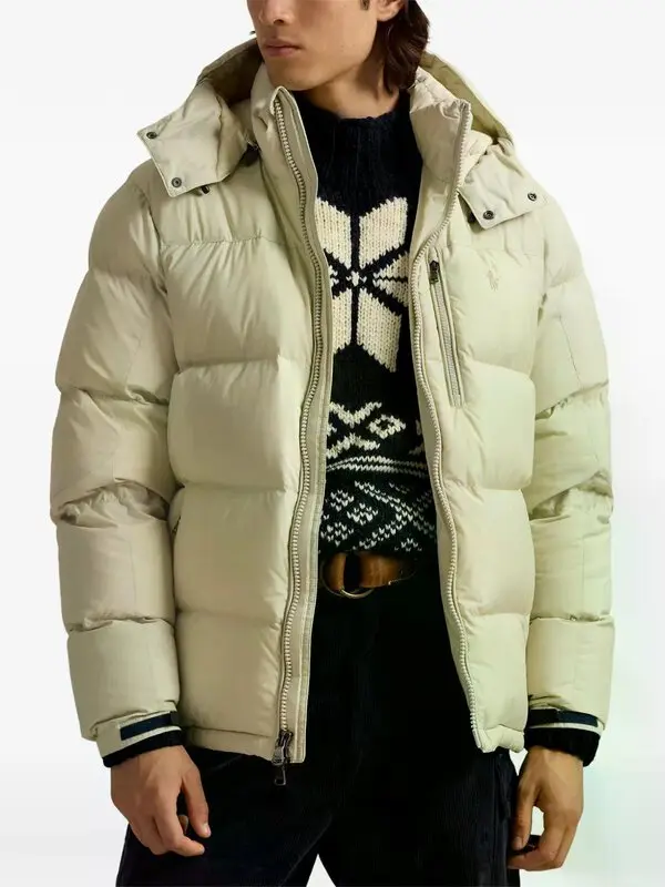 Polo Ralph Lauren Hooded Quilted Jacket - Neutrals