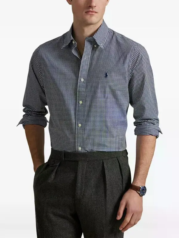 Polo Ralph Lauren Gingham-check Shirt - Blue