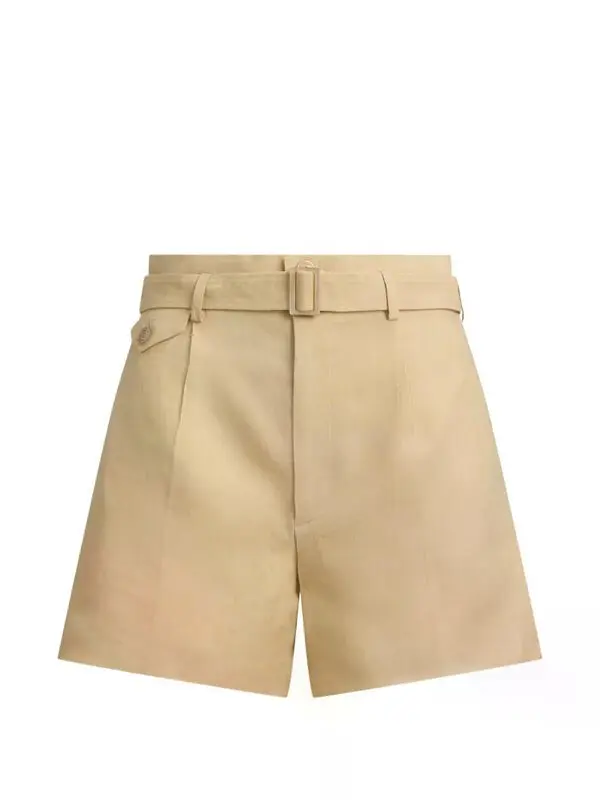 Ralph Lauren Denise Belted Shorts - Neutrals