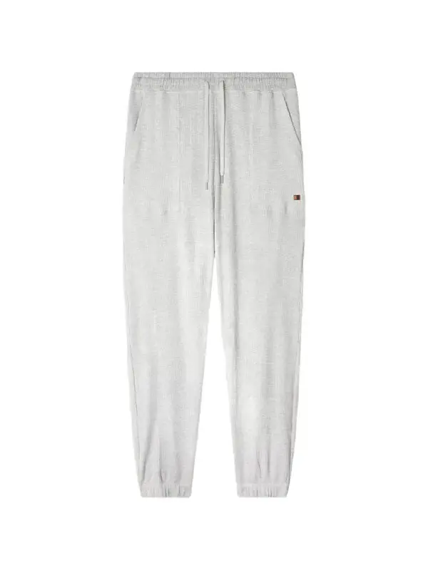 Paul Smith Waffle-knit Drawstring Track Pants - Grey