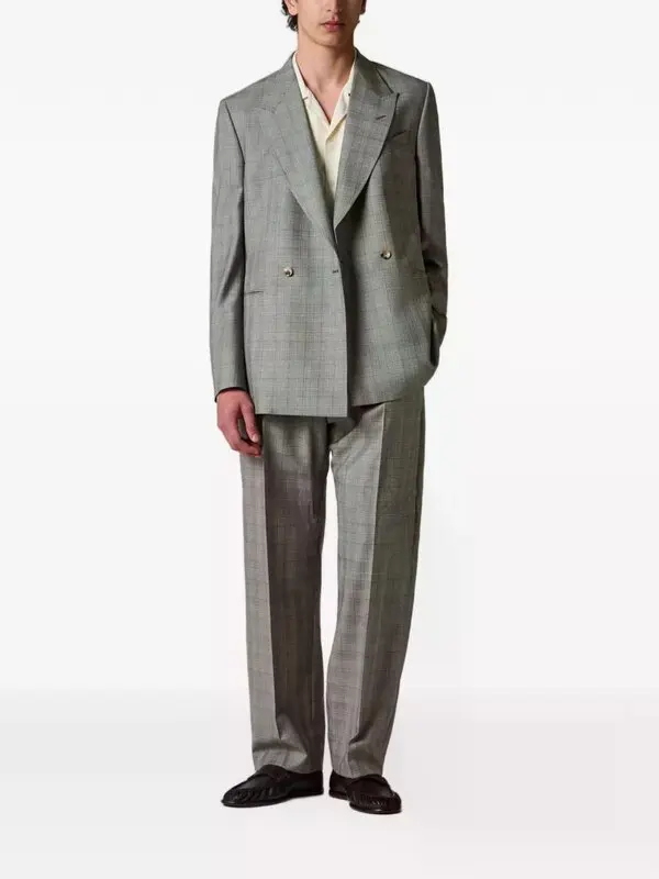 Paul Smith Checked Relaxed-fit Tailored Trousers
