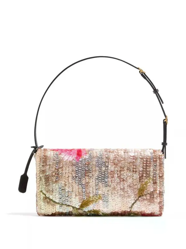 Valentino Garavani Devain Small Embroidered Shoulder Bag