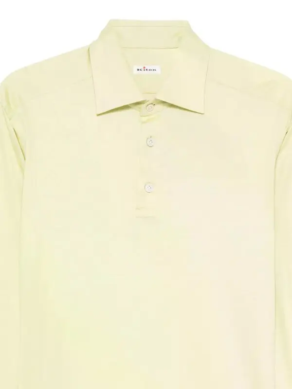 Kiton Positano Long-sleeve Polo Shirt