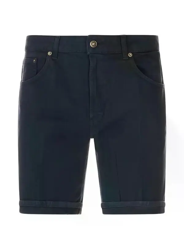DONDUP Logo Plaque Bermuda Shorts