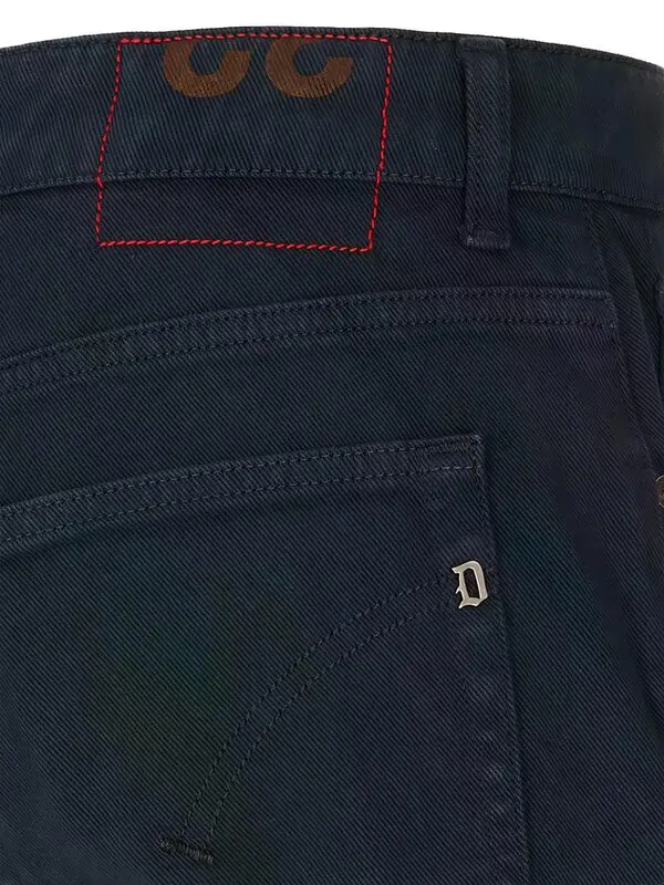 DONDUP Logo Plaque Bermuda Shorts
