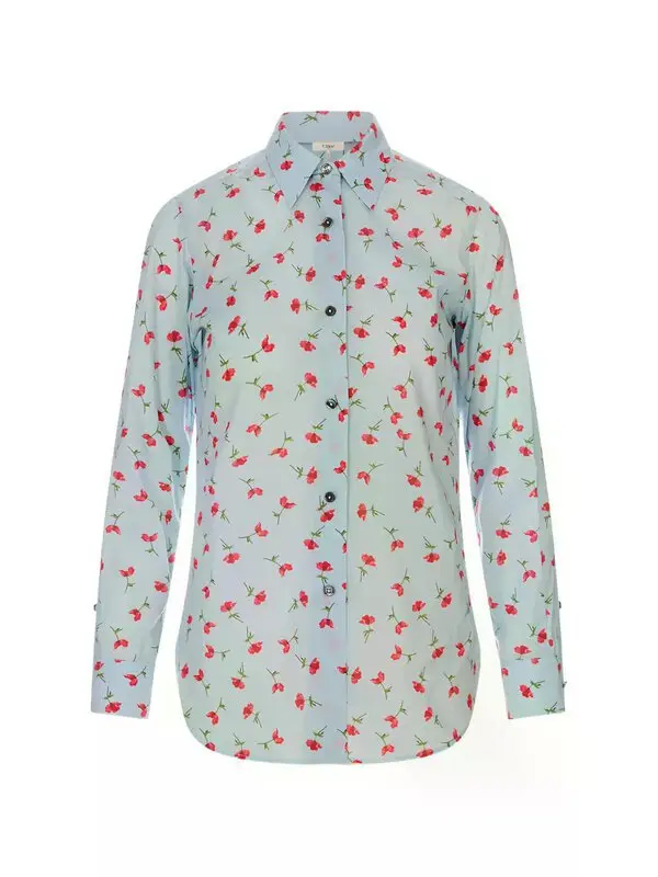 JIL SANDER Cotton Muslin Printed Shirt