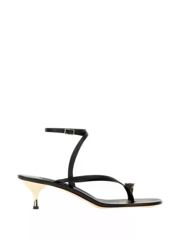 Casadei Embellished Wrap-around Sandals - Black