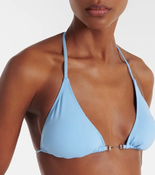 Melissa Odabash Menorca Bikini Top - Blue