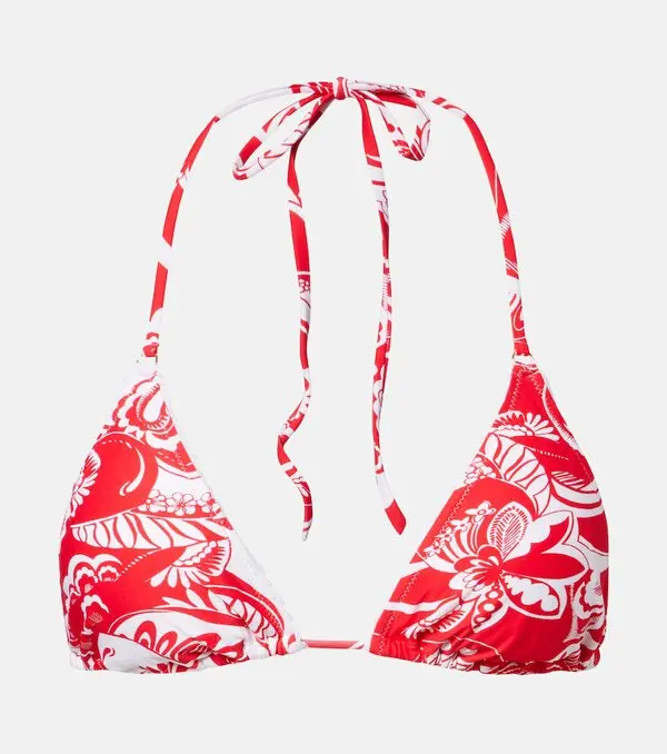 Melissa Odabash Adelaide Bikini Top - Red