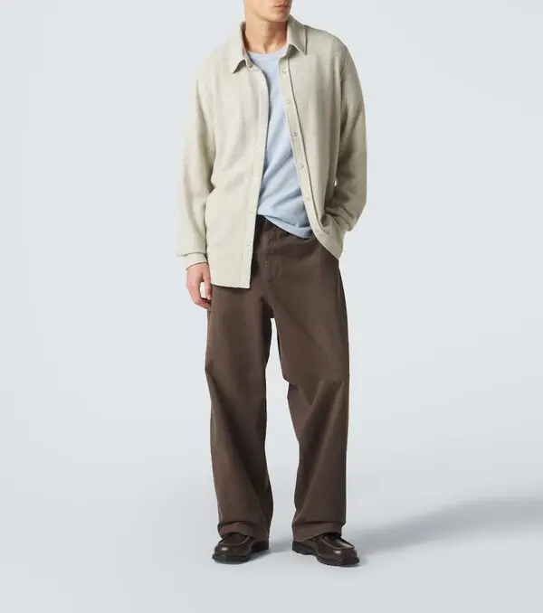 GOD'S TRUE CASHMERE Checked Cashmere Shirt With Quartz