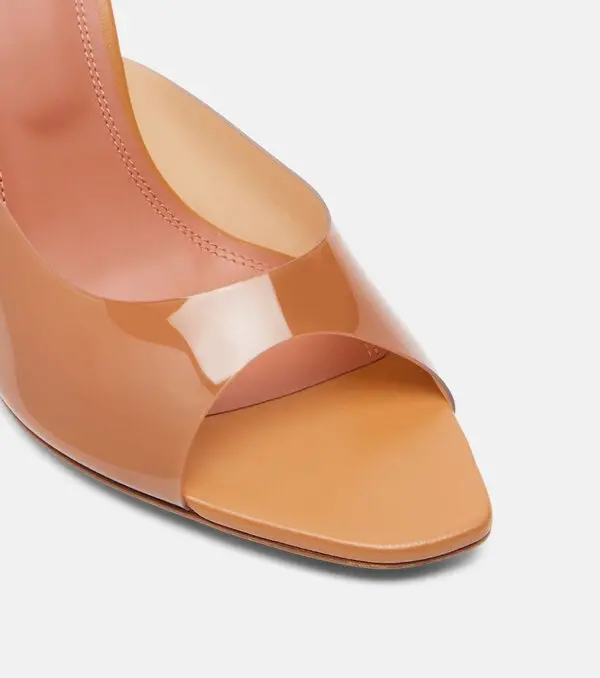 Amina Muaddi Alexa Pvc Mules
