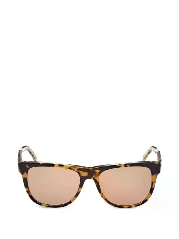 Guess Tortoiseshell-effect Rectangle-frame Sunglasses