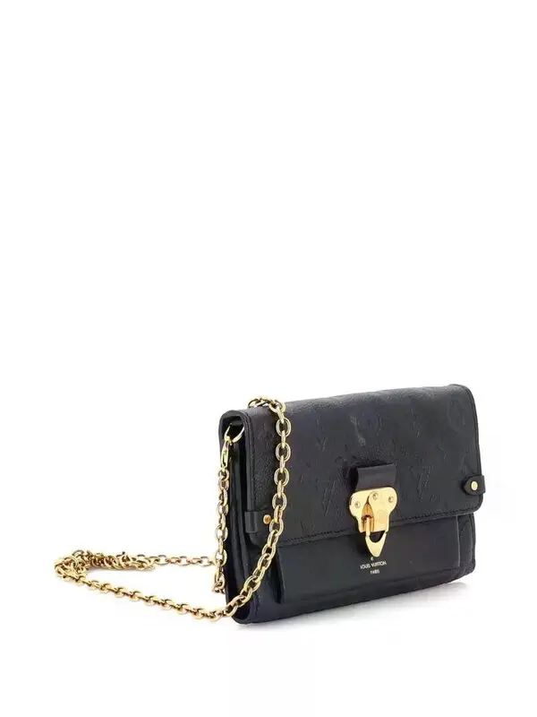 LOUIS VUITTON Vavin Chain Wallet Monogram Empreinte Leather - Black