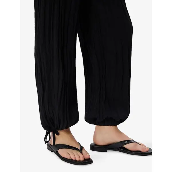 Whistles Woven Balloon-leg Trousers