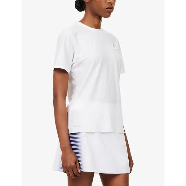 On Court Logo-print Stretch-woven T-shirt