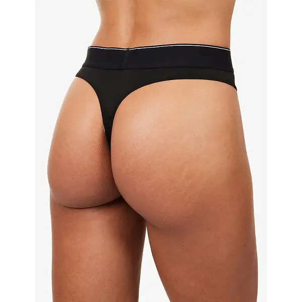 Calvin Klein Graphic Monogram Stretch Microfibre Thong