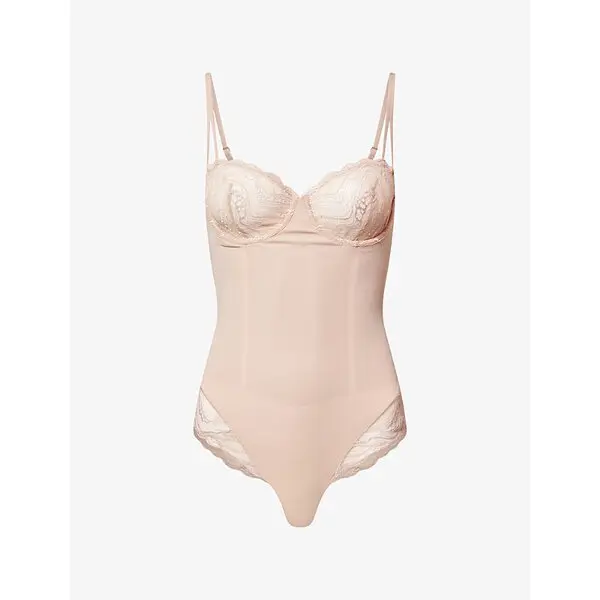 Calvin Klein Sensual Stretch Lace Shapewear Bodysuit