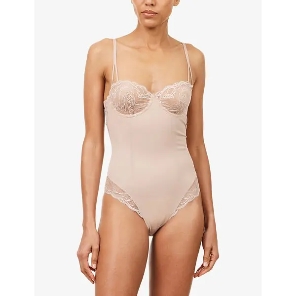 Calvin Klein Sensual Stretch Lace Shapewear Bodysuit