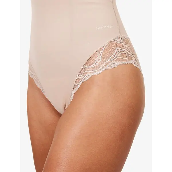 Calvin Klein Sensual Stretch Lace Shapewear Bodysuit