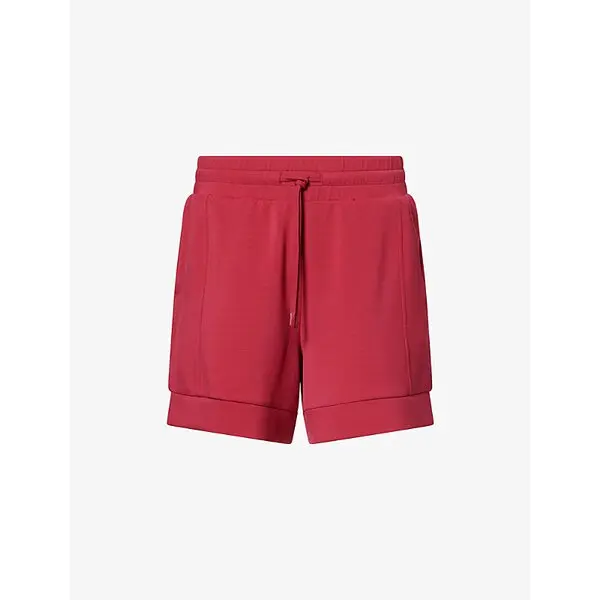 Varley High-rise Woven Shorts - Rich Raspberry