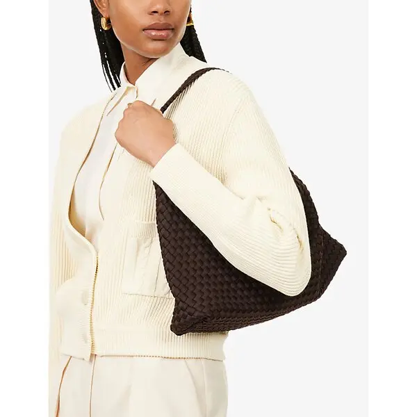NAGHEDI Porto Medium Woven Shoulder Bag