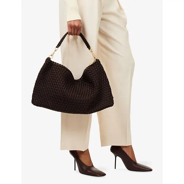 NAGHEDI Porto Medium Woven Shoulder Bag