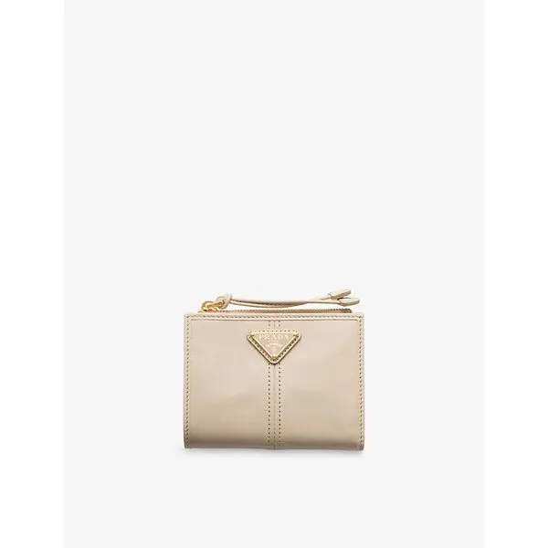 Prada Triangle-logo Small Leather Wallet