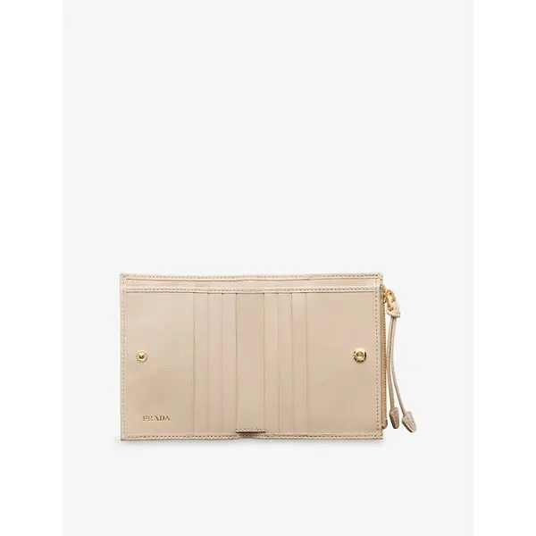Prada Triangle-logo Small Leather Wallet