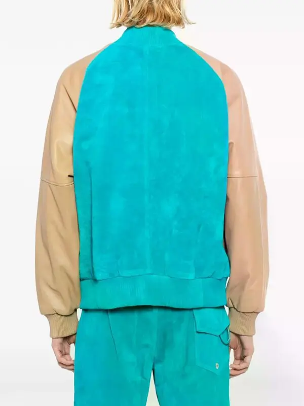 A LEATHER Island Award Jacket