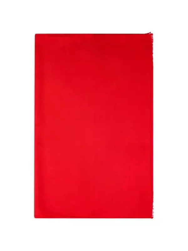 Max Mara Fringed Scarf - Red