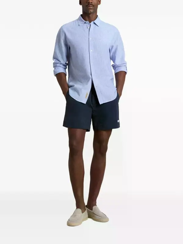 Woolrich Garment-dyed Swim Shorts - Blue